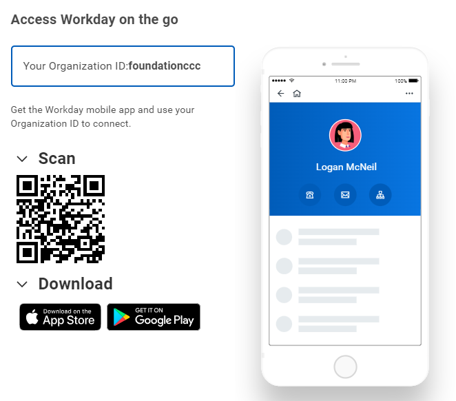 Workday Mobile App Setup