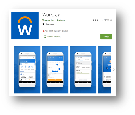 Workday Mobile App Setup