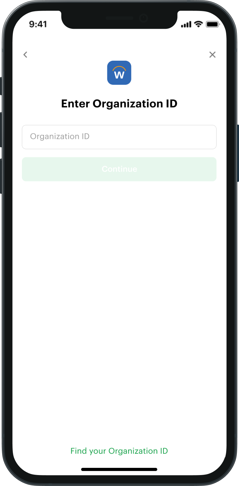 Workday Mobile App Setup